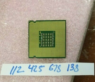 Intel® Pentium® 2.66/2M/533 SOCKET 775 PIN HH80551PE0672MN STEP: SL8ZH ...