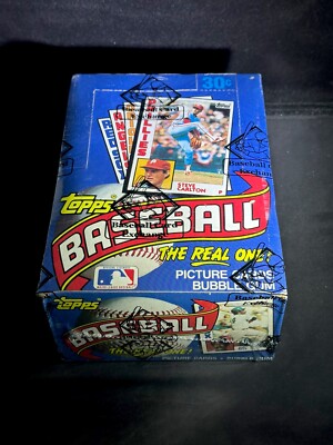 1984 Topps Baseball Unopened Wax Box BBCE FASC From A Sealed Case | eBay
