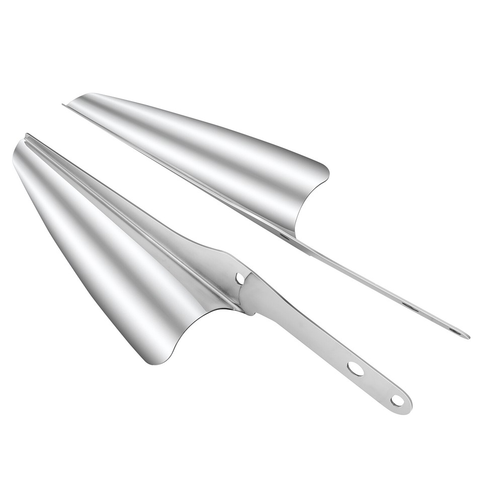 Chrome Front Fork Mount Wind Deflector For Harley Heritage Softail ...