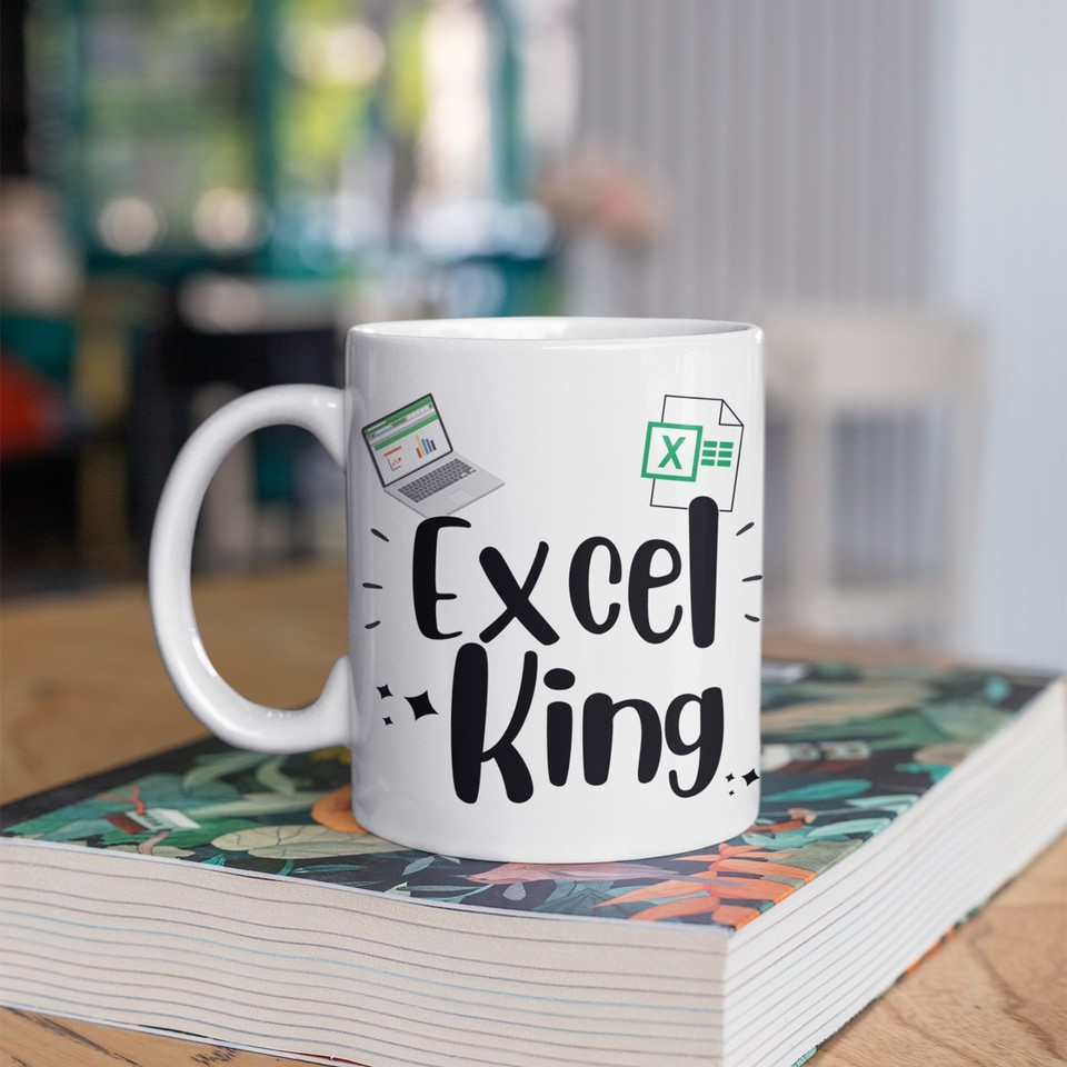 Excel King - Spreadsheet Expert Mug | eBay UK