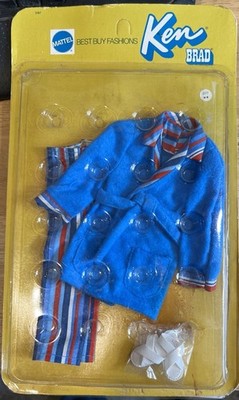 1971 Mattel Barbie Ken Brad Wide Awake Stripes #3377 Best Buy Fashions ...
