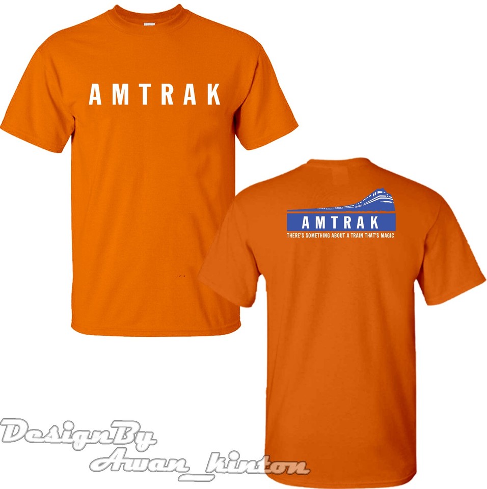 Shirt Tshirt Unisex Short Sleeve amtrak Funny logo Ship From usa | eBay UK