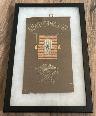 WWI U.S. "Son in Service" Window Banner / Flag - Quartermaster Division ...