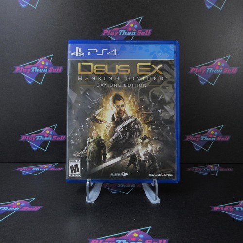 Deus Ex Mankind Divided Day One Edition PS4 PlayStation 4 - Complete ...