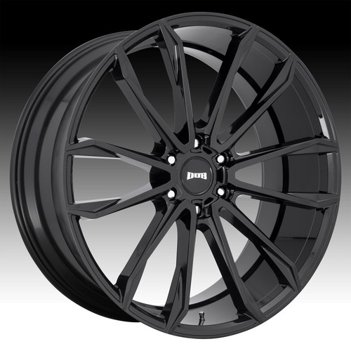 4/Dub S253 Clout Gloss Black Milled 24x10 6x135 30mm (S253240089+30) | eBay