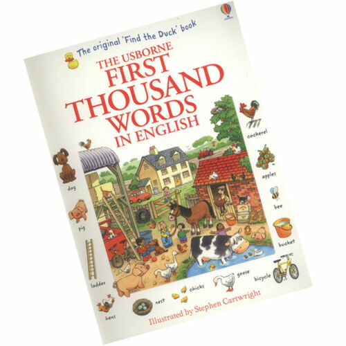 First Thousand Words in English By Heather Amery Paperback NEW | eBay