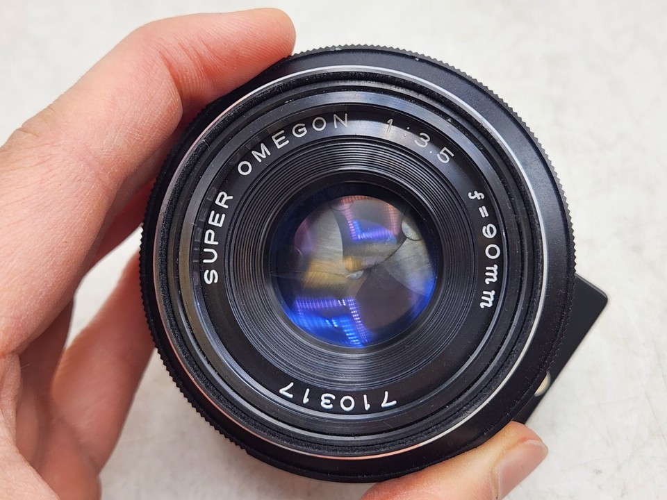 *READ* Konica Super Omegon 90mm F3.5 Prime Lens for Koni Omega Rapid M ...