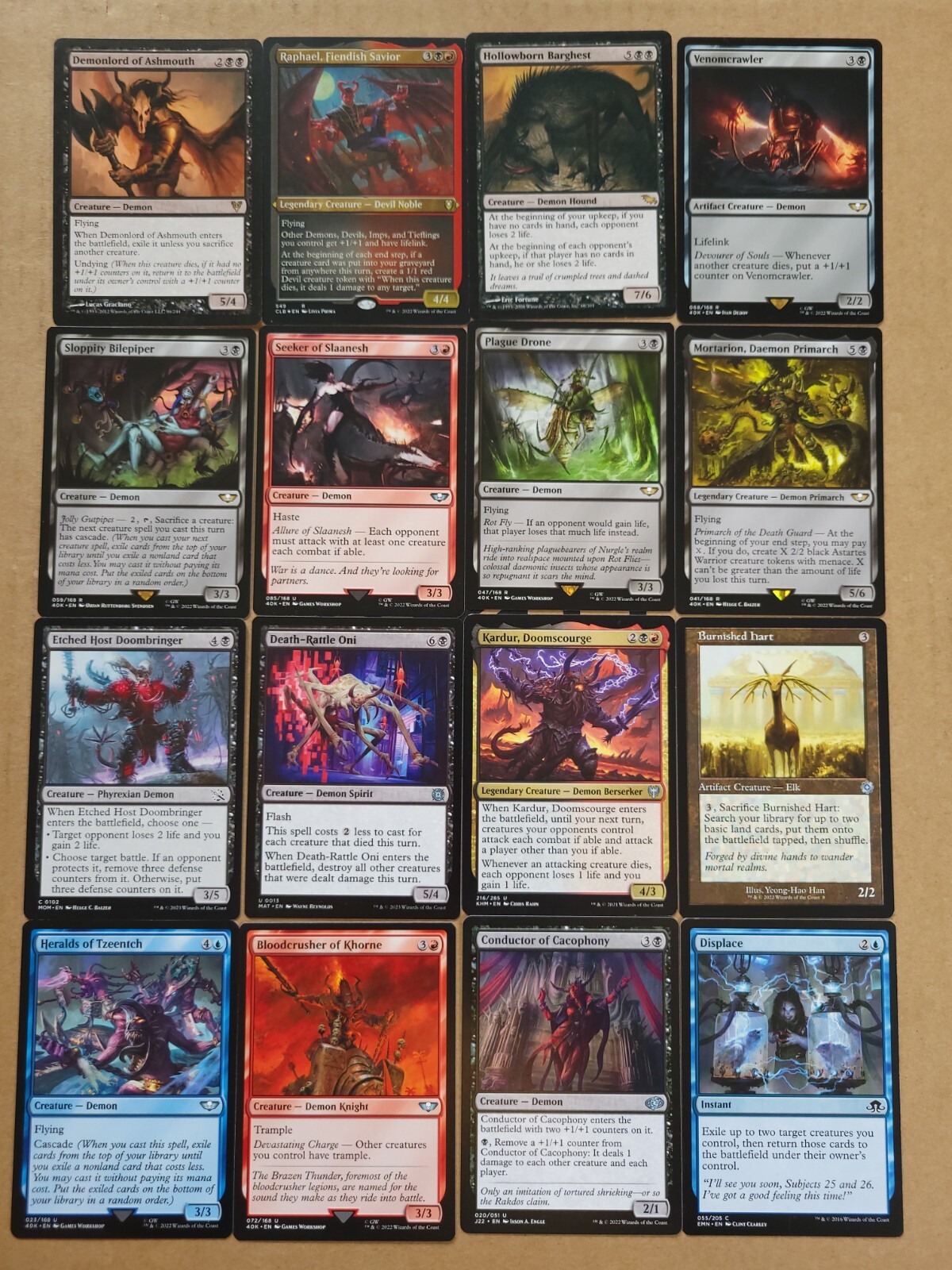 Custom Commander Deck ~ Demons ~ Be'lakor, the Dark Master ~ 100 Card ...