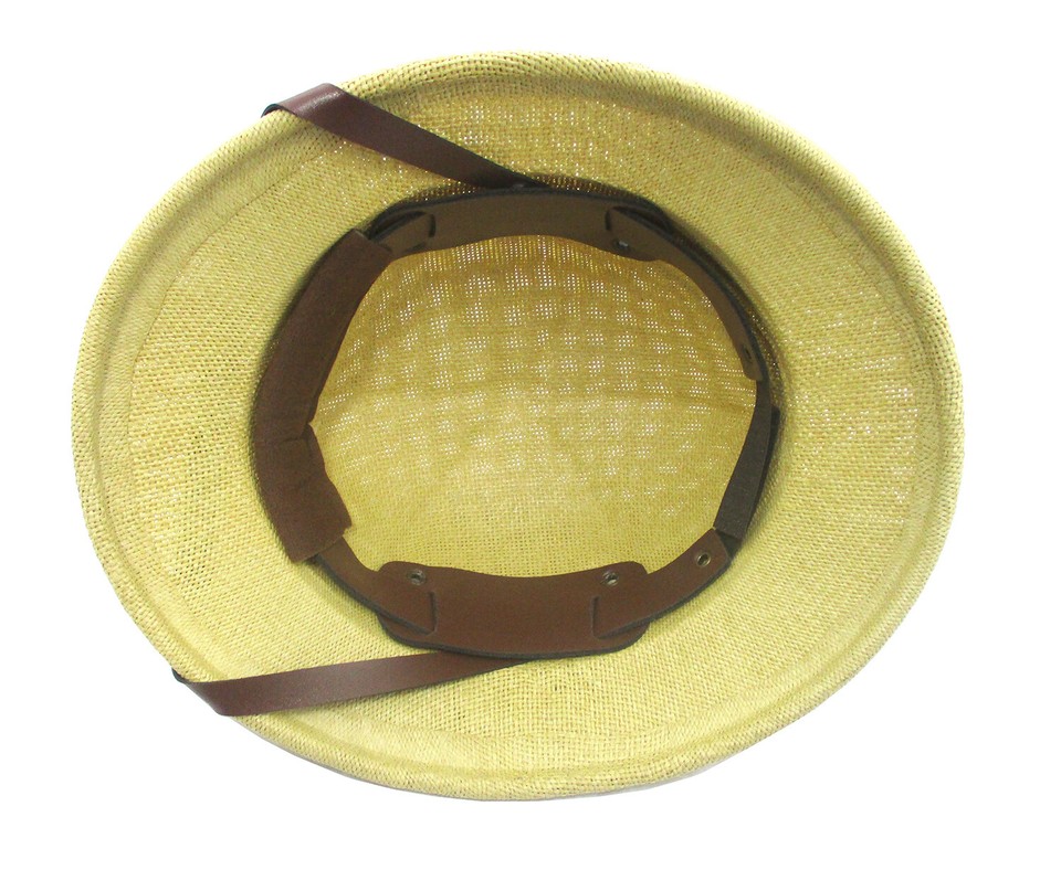 Adult British Pith Helmet Jungle Safari Sun Explorer Halloween Costume ...