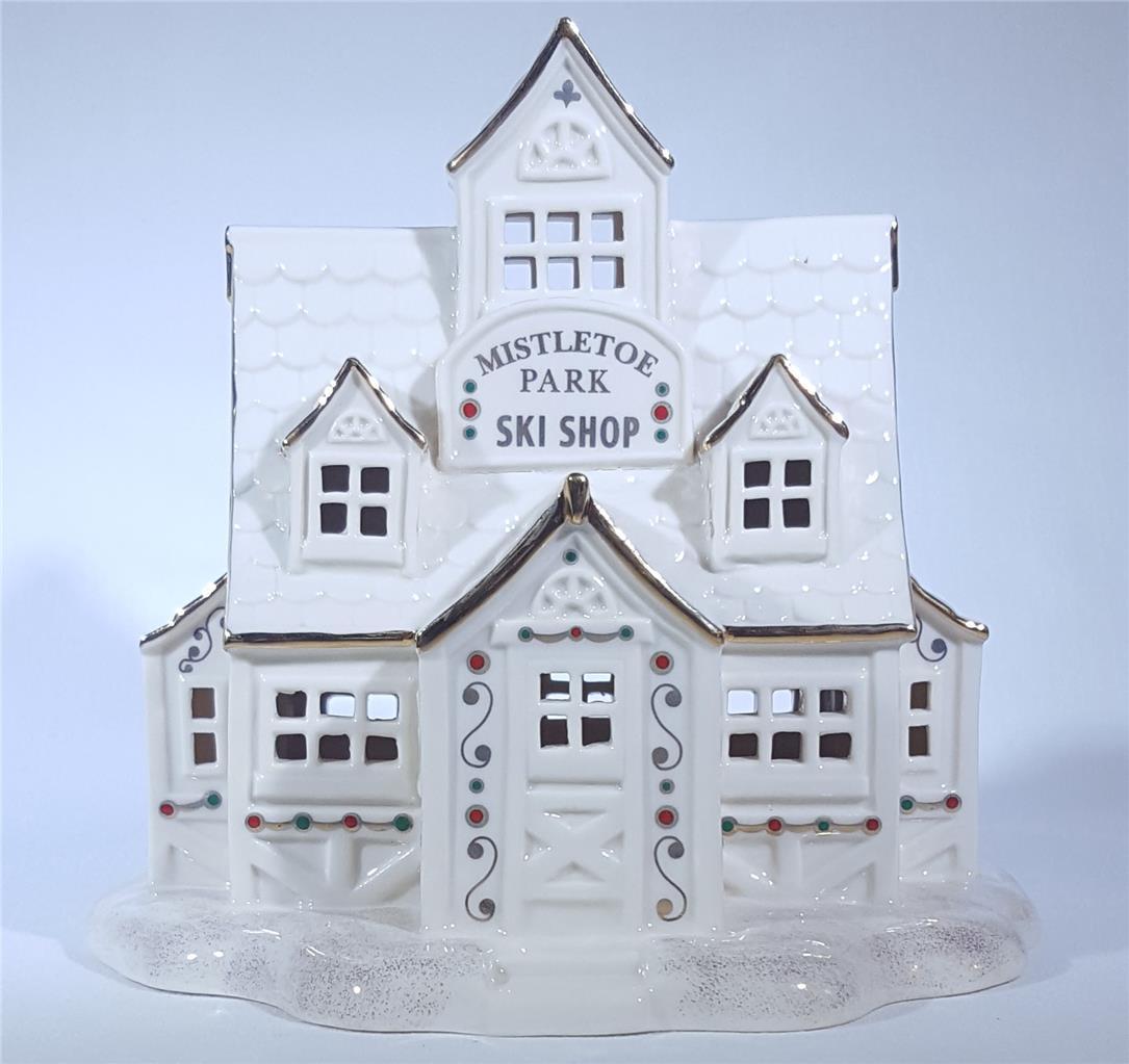 Lenox Village Treasures Collection Mistletoe Park Series Ski Shop New ...