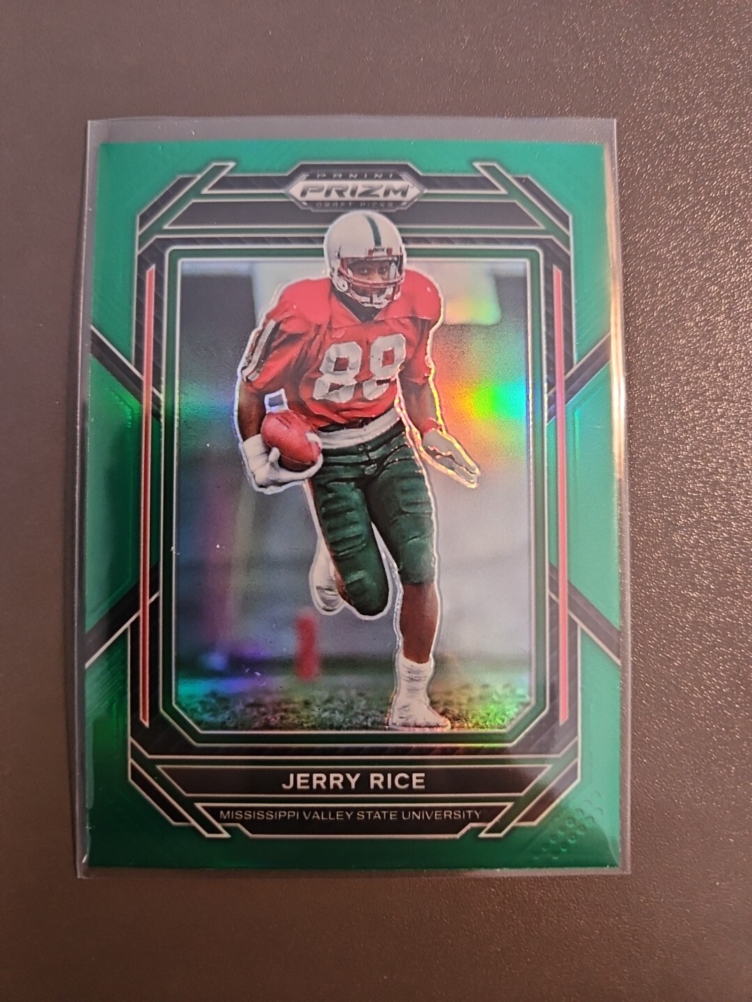 JERRY RICE 2023 Panini Prizm Draft Picks - GREEN #51 49ers | eBay