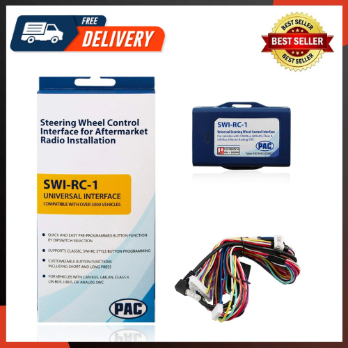 SWI-RC Steering Wheel Control Interface Designed for All Major Radio ...