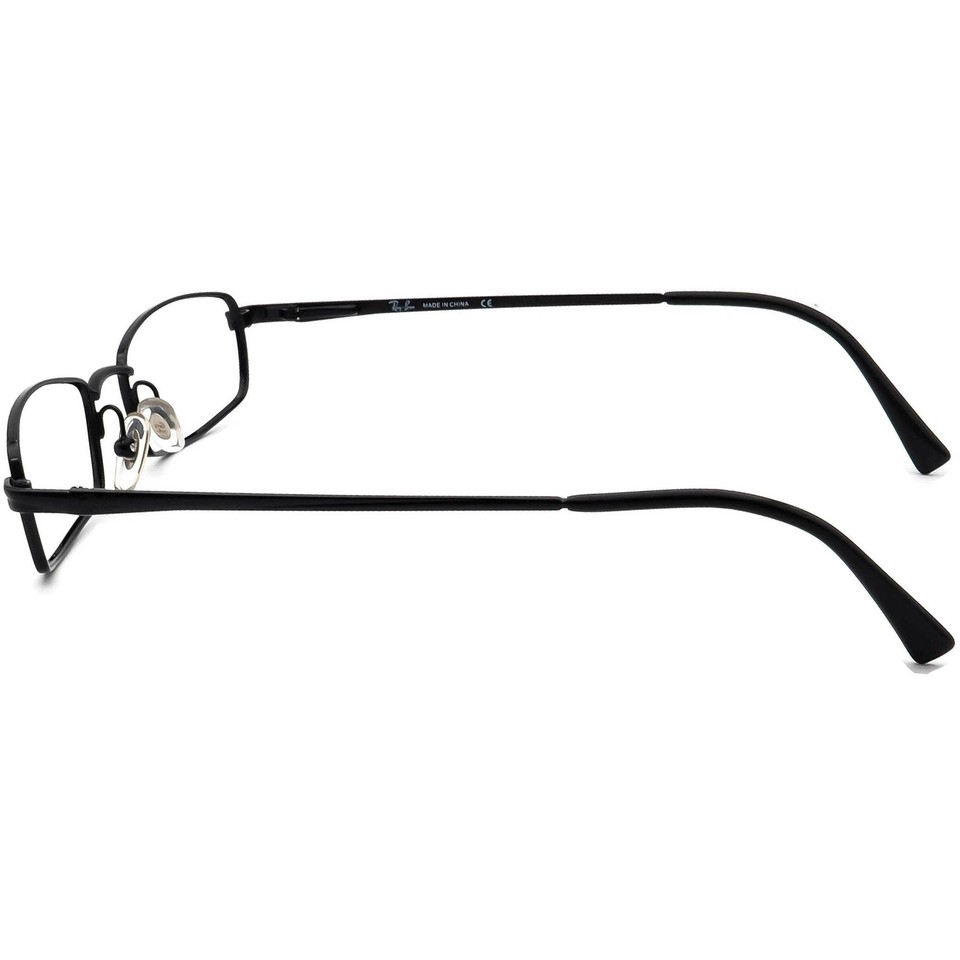 Ray-Ban Eyeglasses RB 6096 2509 Black Rectangular Metal Frame 51[]17 ...