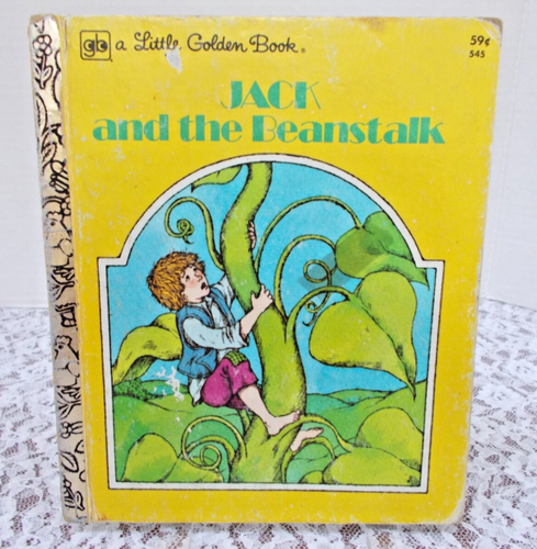 Vintage 1977 Fourth Printing Little Golden Book "Jack and the Beanstalk ...