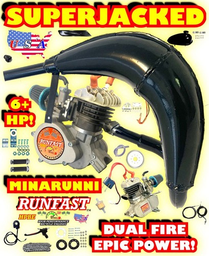 Minarelli Style Motorized Bike Race Engine 6HP High Performance Engine ...