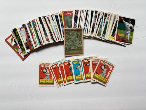 Pile of Baseball Basketball Cards Some Old Some more Recent See Photos ...