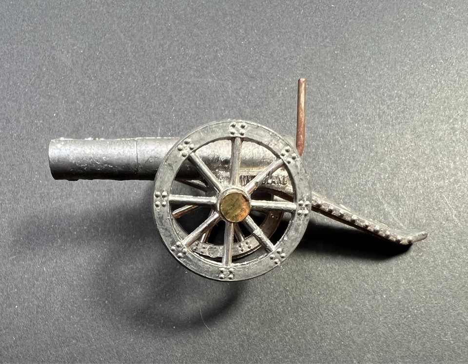 An 1890s Alfred Field & Co England 7cm Toy Lead Cannon - Lever Fires ...