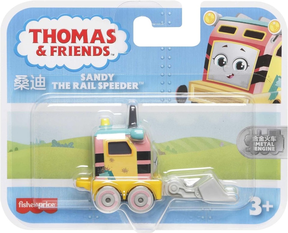 Thomas & Friends Toy Train, Sandy the Rail Speeder Diecast Metal Engine ...