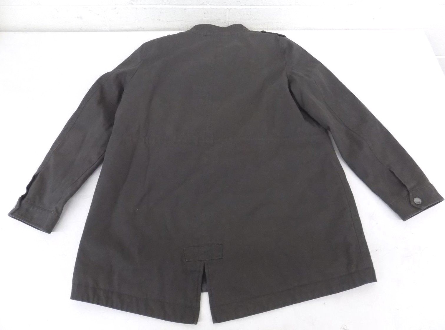 Halifax Traders Fleece Lined Gray Cotton Military-Style Jacket Men's XL ...
