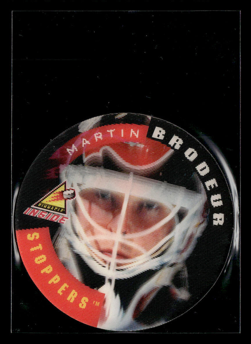 1997-98 Pinnacle Inside Stoppers #4 Martin Brodeur | eBay