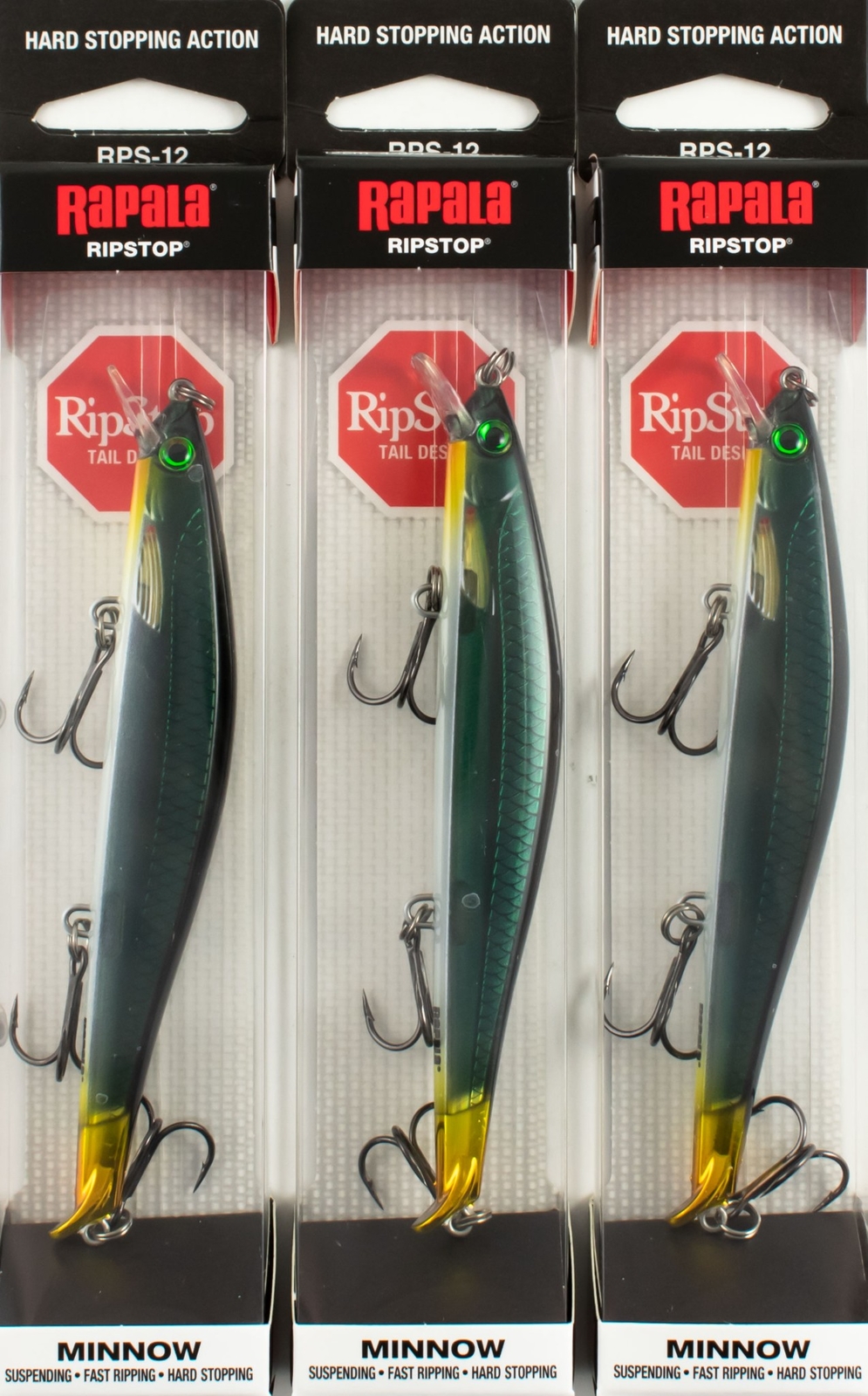 (LOT OF 3) RAPALA RIPSTOP 1/2OZ RPS12CBN CARBON CN1559 | eBay
