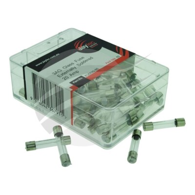 Jaylec FU0020-50 3AG Glass Fuse 20A Externally Soldered 50 Pack | eBay