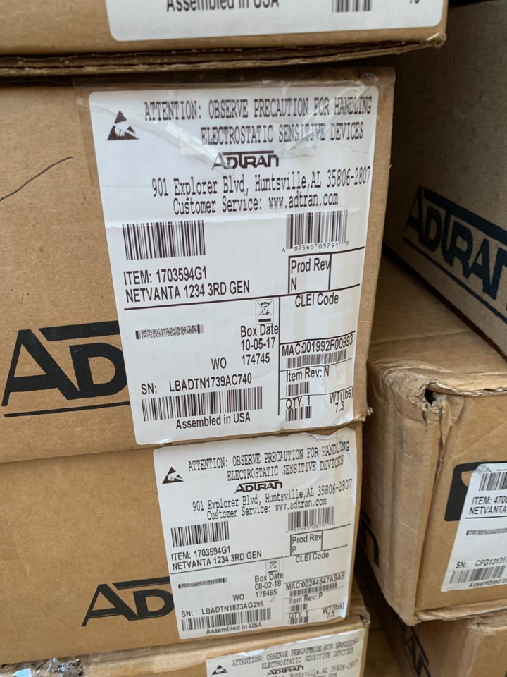 ADTRAN 1703594G1 - AdTran NetVanta 1234 Layer 3 Lite Fast Ethernet ...