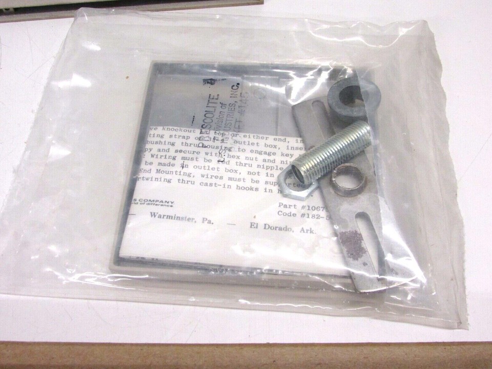 PRESCOLITE 71200 SINGLE SIDED EXIT SIGN LIGHT, 120VAC, RED LENS | eBay