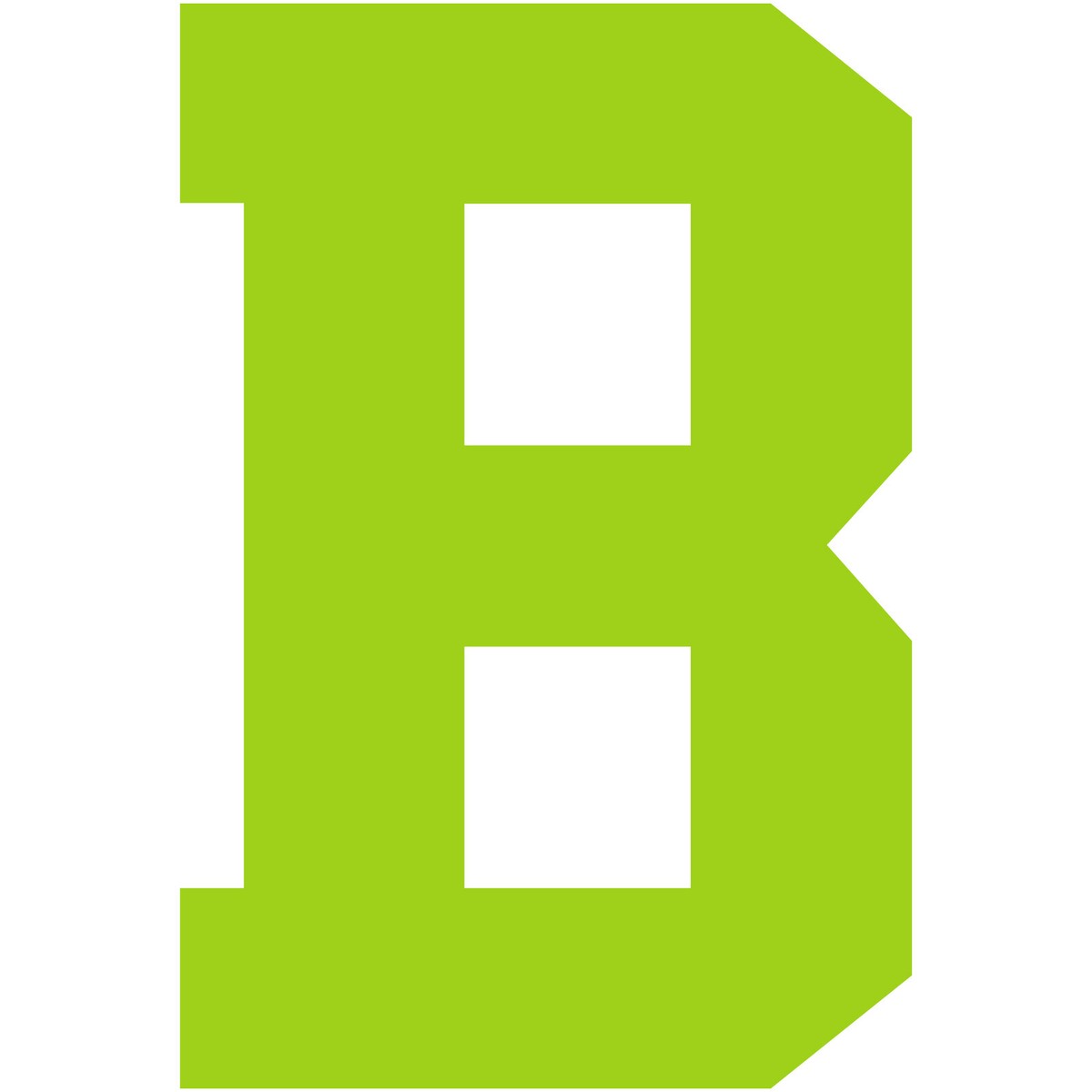Green Letter B