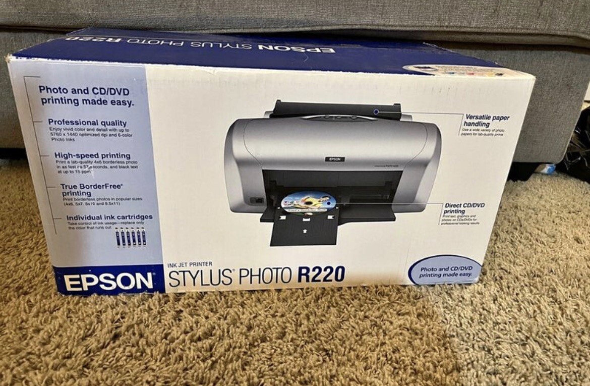 Epson Stylus Photo R220 Digital Photo Inkjet Printer for sale online | eBay