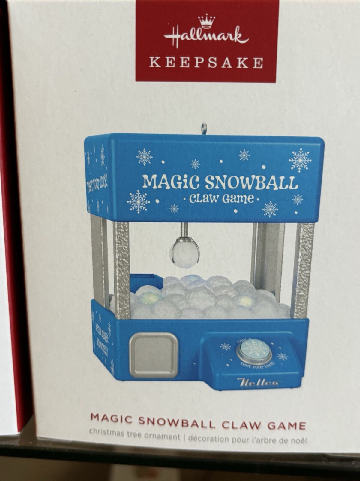 2024 Hallmark Magic Snowball Claw Game Christmas ORNAMENT | eBay