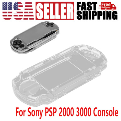 Clear Anti-dust Hard Skin Case Protector Cover for Sony PSP 2000 3000 ...
