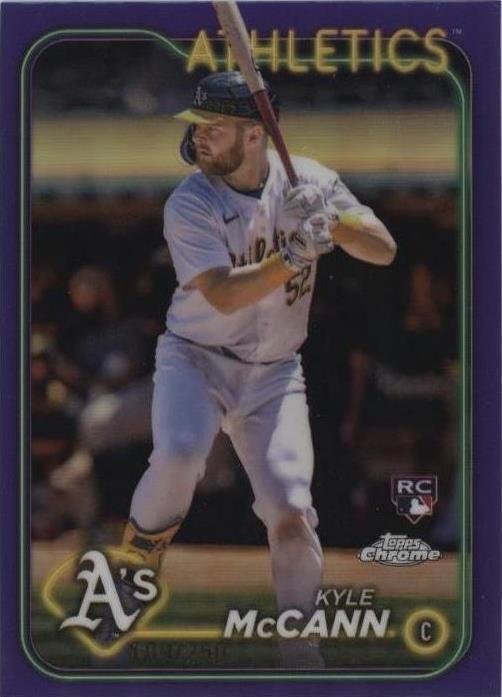 2024 Topps Chrome Update Series - Kyle McCann #USC142 Purple Refractor /250 (RC) for sale online ...