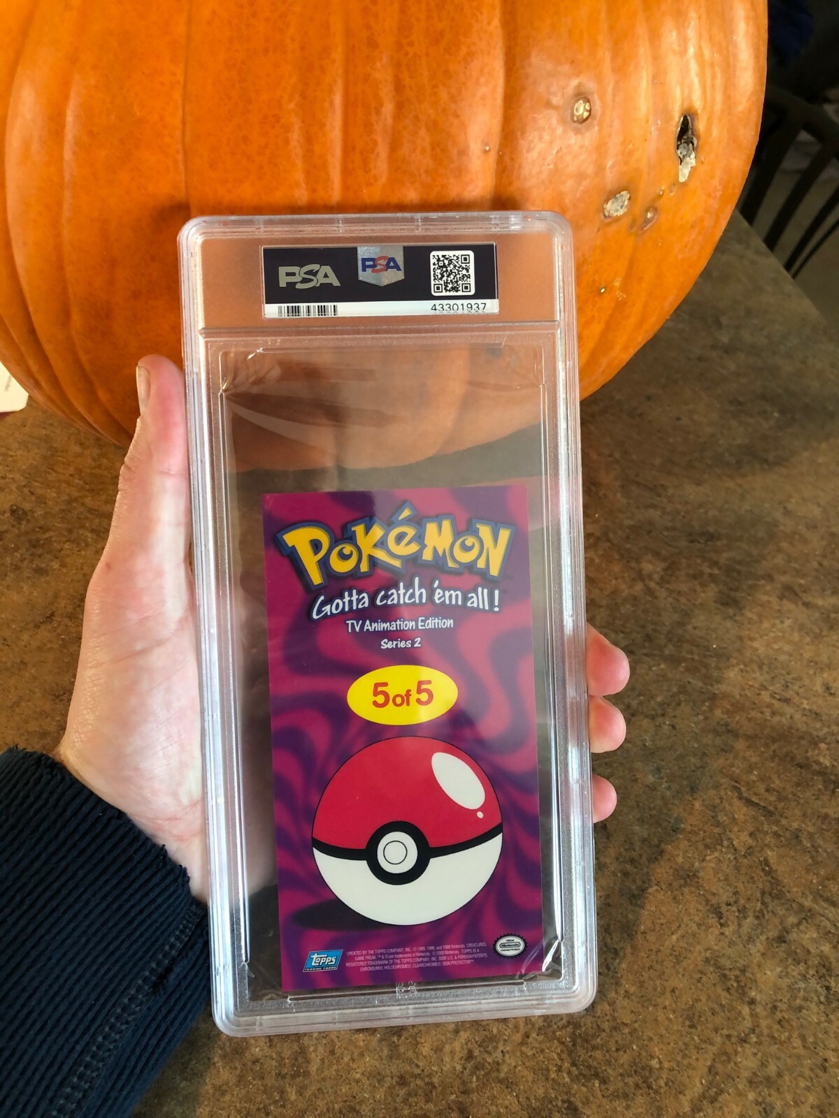 1st 2000 topps chrome tin topper box psa 9 Charizard jumbo tv pokemon 1 ...