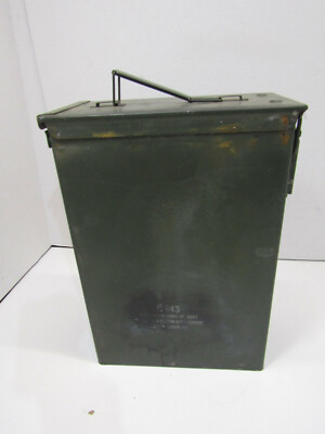 OLD VINTAGE MILITARY ARMY 60 MM AMMO MORTARS CARRIER STORAGE BOX | eBay
