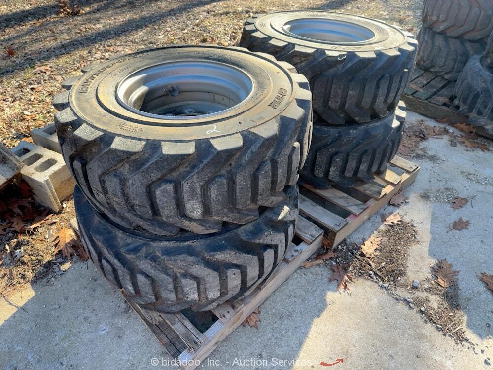 OTR Outrigger 12 x 16.5 NHS Foam-Filled 9-Lug Tires Boom Scissor Lift ...