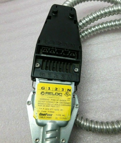 NEW LITHONIA RELOC OC2 277 12/2G 05 ONE-PASS CABLE 2-PORTS | eBay