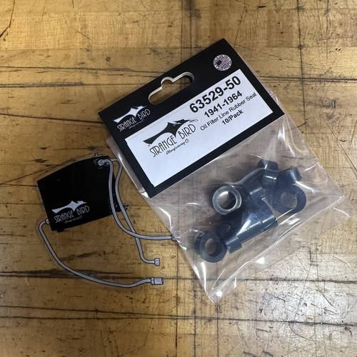 63529-50 Line Seal 10 Pack For Harley Knucklehead Panhead Oil Filter ...