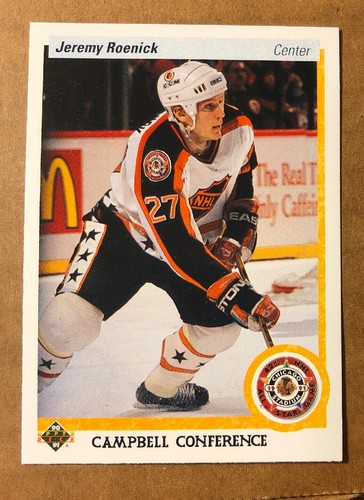 Jeremy Roenick 1990-91 Upper Deck Rookie Card #481, Mint (BIGJ’S ...