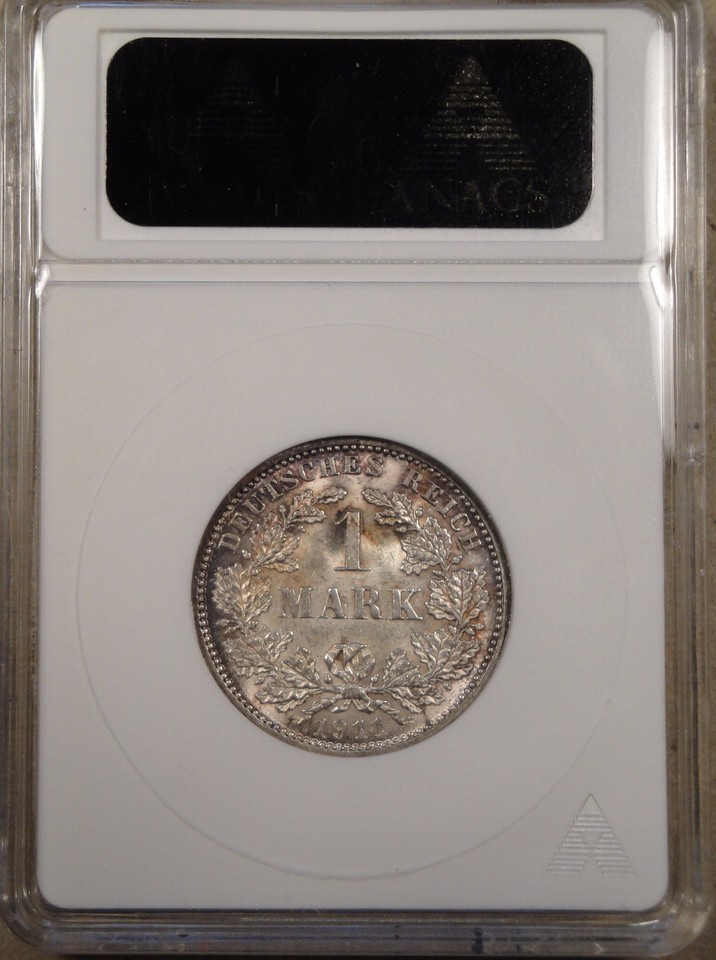 Germany 1911-J Mark ANACS MS63 Old Small Holder Nice Original Coin! | eBay