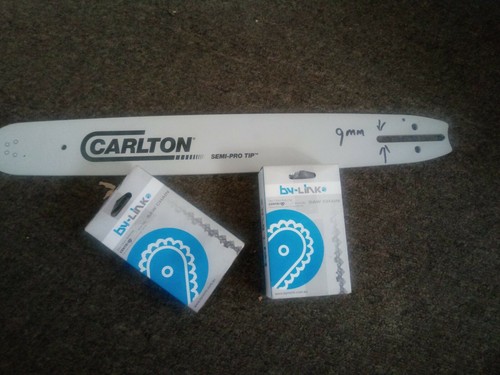 Carlton18"Bar +2 CHAINS suits many HUSQVARNA chainsaw" 3/8x 68 dl* x058 * | eBay Australia