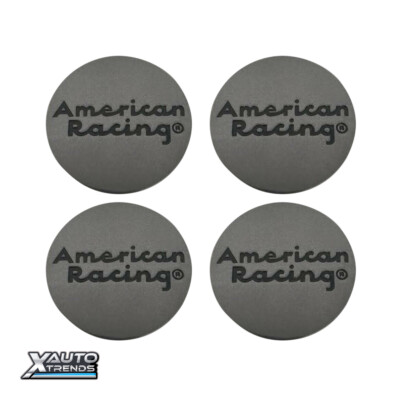 4 x American Racing Wheel Center Cap Style "C" Anthracite "AR" Logo ...