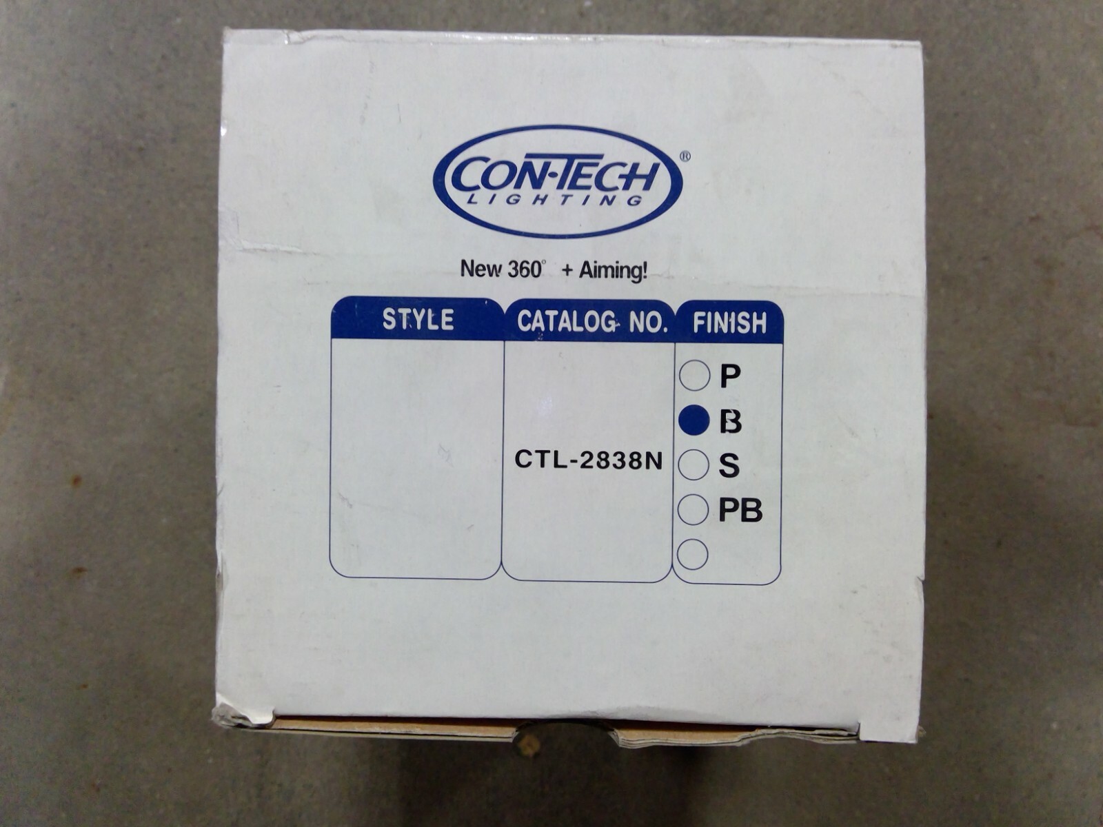 Contech Lighting CTL-2838N-B 250W Par 38 Track Lighting Head **Free ...