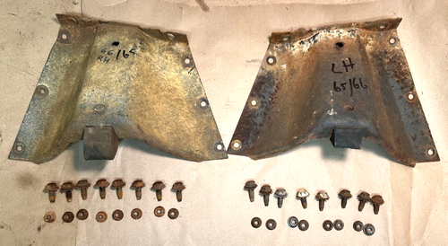 1965 1966 & Other Mustang Outer Shock Tower Coil Spring Covers R&LH ...