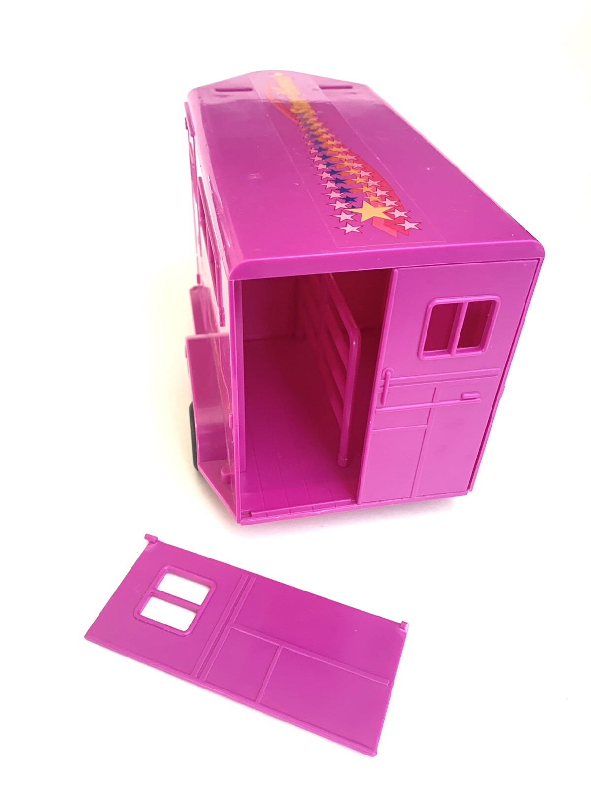 PoPak New-Ray Hot Pink Toy Horse Trailer Star Horse FREE SHIPPING | eBay