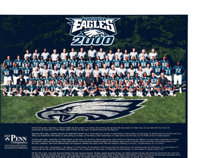 2000 PHILADELPHIA EAGLES 8X10 TEAM PHOTO FOOTBALL NFL USA | eBay