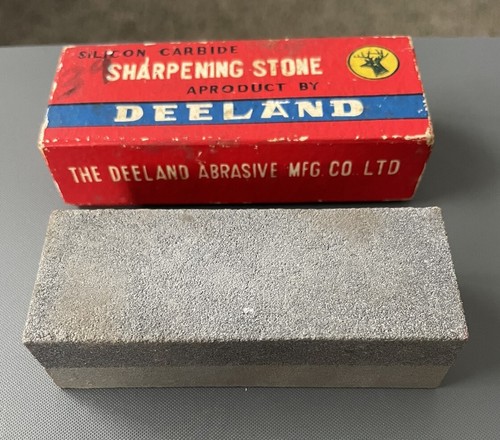 Vintage Sharpening Stone Deeland Abrasive Mfg Co LTD | eBay
