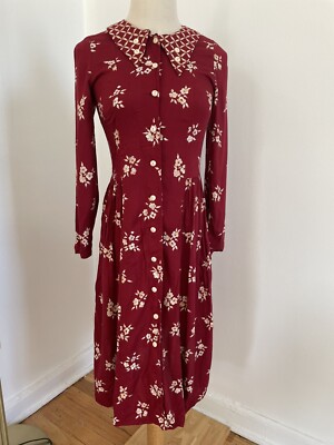 vintage Maggie Breen red dress size 12 | eBay