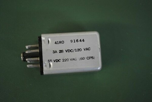 SIGMA INSTRUMENTS RELAY 41RO-91644 8 PIN 3A 28VDC/120VAC 55VDC 220VAC ...