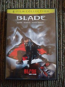 BLADE COLLECTION DVD BOXSET 4-FILM COLLECTION 4-DISC SET LIKE NEW FAST ...